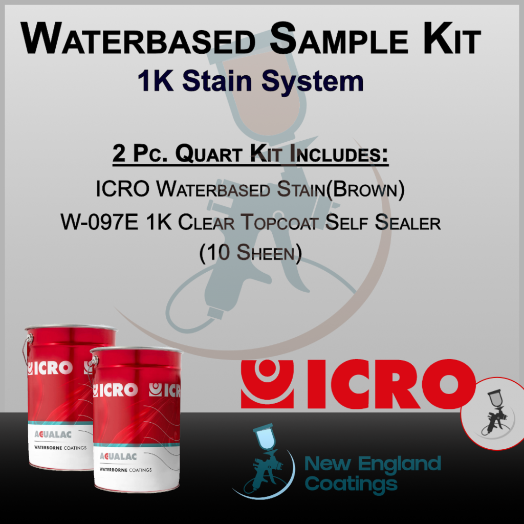 Water-Based Sample Kit- 1K STAIN SYSTEM – New England Coatings